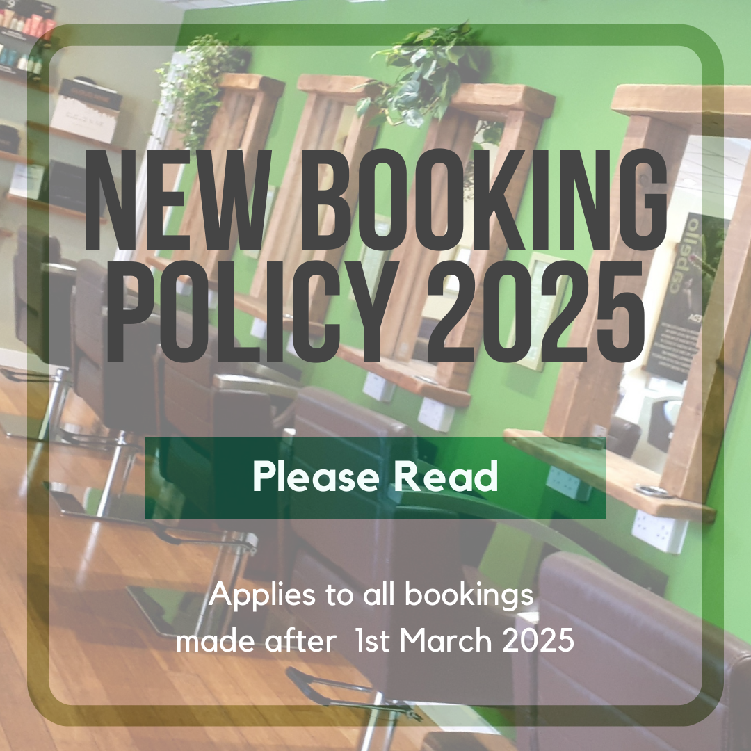New Booking Terms 1st March 2025 - Please read - Cabello Hair And Beauty